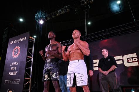 BKFC 30 weigh-ins Avery Duke Sensley vs. Dennis Labruzza | MMA Junkie