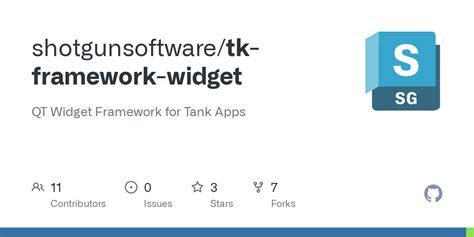Github Shotgunsoftwaretk Framework Widget Qt Widget Framework For