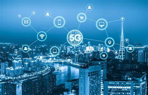 Free Vector Internet Of Things Illustration Of Smart Devices Communication In Wi Fi Wireless