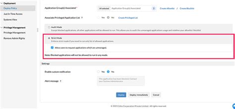 Request Access Manageengine Application Control Plus