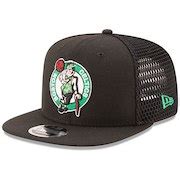 New Era Boston Celtics Black Mesh Fresh 9fifty Adjustable Snapback Hat