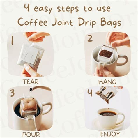 4 Easy Steps To Use A Coffee Drip Bag Coffeejointdrip Drip Coffee