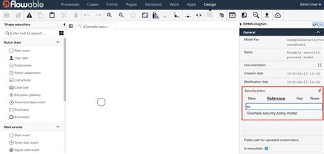 creating a security policy model flowable enterprise documentation