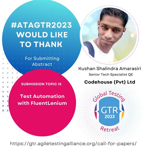 Agile Testing Alliance On Linkedin Abstract Submission Atagtr Your