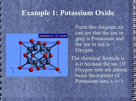 Giant Ionic Structure Ppt
