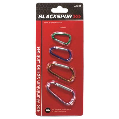 Blackspur Aluminium Spring Link Set 4 Pack Wholesale