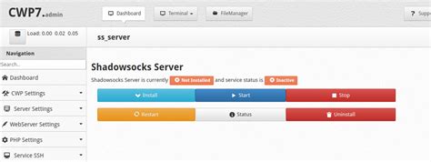 Github Liptanbiswascwp Shadowsocks Server Centos Webpanel Module To