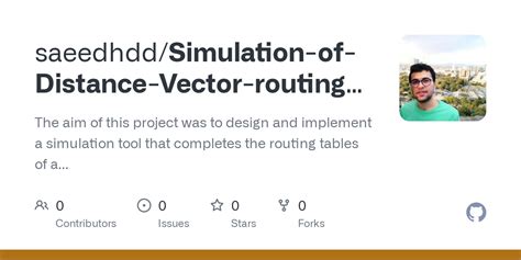GitHub Saeedhdd Simulation Of Distance Vector Routing Algorithm The Aim Of This Project Was