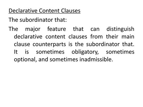 Ppt Finite Subordinate Clauses Powerpoint Presentation Free Download