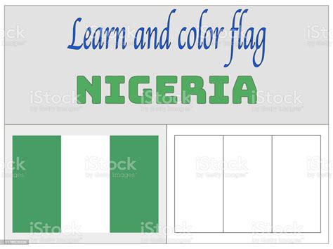 교육과 학습을위한 나이지리아 국기 색칠 공부 책 원래 색상과 비율 단순히 벡터 일러스트 국가에서 플래그 세트 0명에 대한 스톡 벡터 아트 및 기타 이미지 Istock