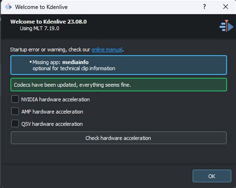 KDENLIVE Cannot Use VAAPI WIN Help KDE Discuss