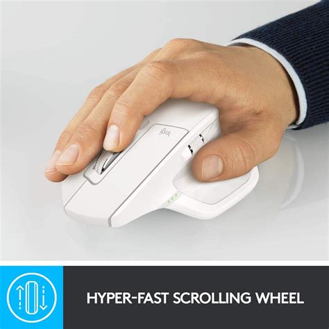 Logitech MX Master S Wireless Mouse With CROSS FLOW Light Grey Tabal Ng Tabal Ng