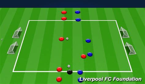 Footballsoccer 2v2 Runs Transitions Technical Attacking And Defending Skills Academy Sessions
