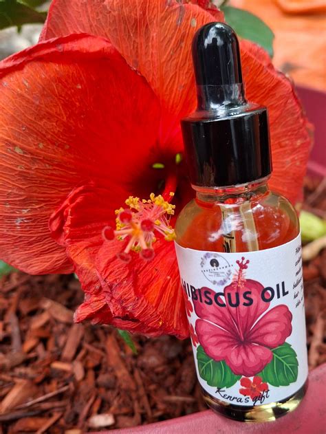 100 Pure Natural Hibiscus Oil Hibiscus Oil For Hair And Body Etsy