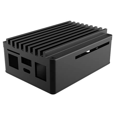 Akasa Skyline Pro Premium Ssf20 Fanless Aluminium Case For Asus Tinker Board 2 And 2s Raspberry