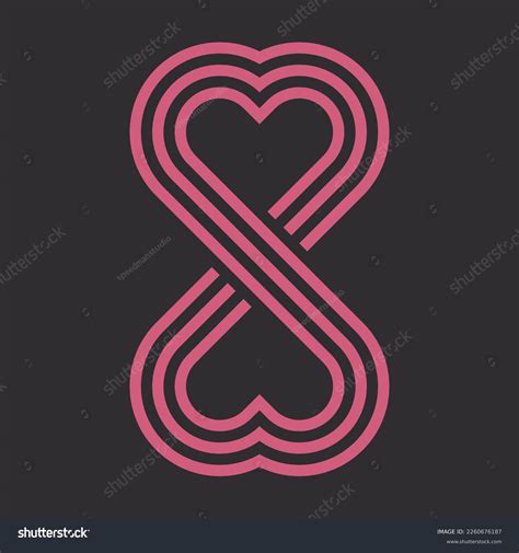 Infinity Love Heart Symbol