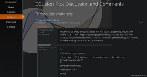 使用CMake构建qcustomplot qcustomplot cmake CSDN博客