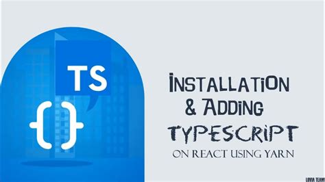 Installing And Adding Typescript On React Project Youtube