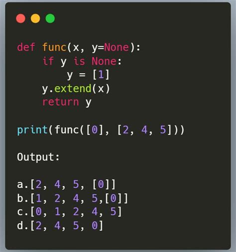 Benjamin Bennett Alexander On Linkedin Python Question What Is The Output Of This Code And