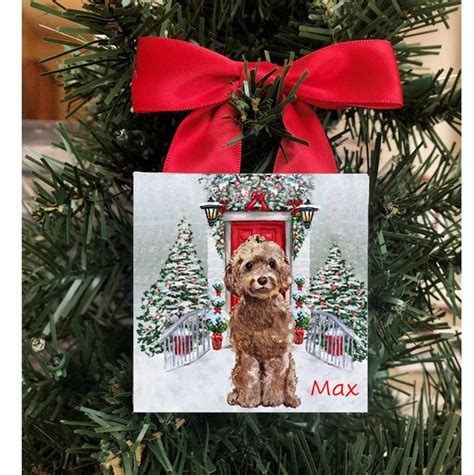 Cockapoo Ornament Personalized Cockapoo Ornament Etsy