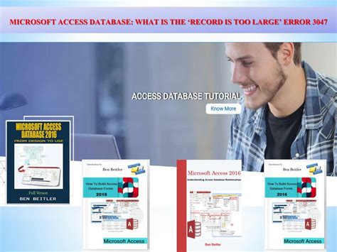 ppt microsoft access database what is the â€˜record is too largeâ