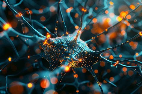 An Abstract Representation Of A Neural Network With Nodes And Connections Illustrating The Data