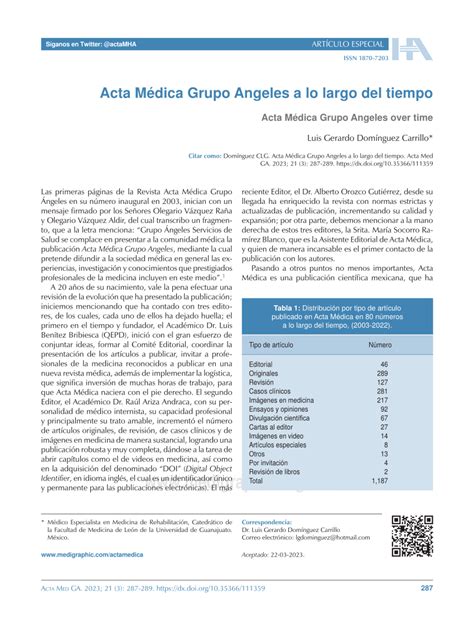 Pdf Mx ArtÍculo Especial Acta Médica Grupo