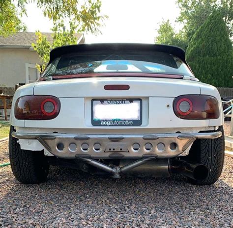 Mazda Miata Na Street Shark Rear Bash Bar True Focus Fabrication