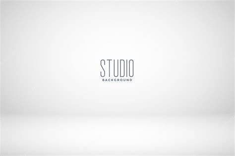 화이트 스튜디오 빈 방 배경 무료 벡터