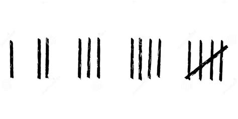 Doodle Count Bar Count The Days Counted In Slashes On The Walls Of A