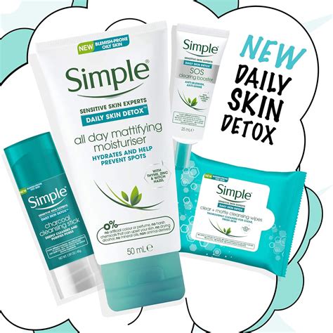 Simple Daily Skin Detox All Day Mattifying Moisturiser 50ml Bigamart