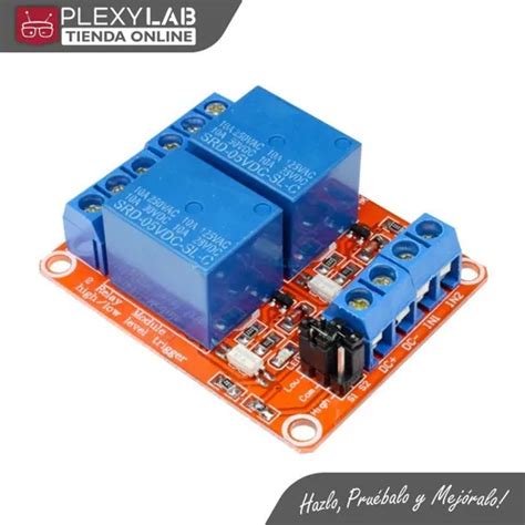 Módulo Relé Relay De 5v 2 Canales Para Arduino Raspberry Pi En Venta