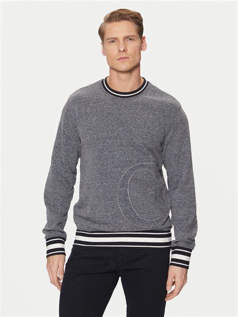 Guess Пуловер M5rq12 Kclk2 Тъмносин Regular Fit Modivobg
