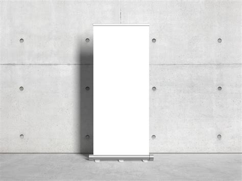 Free Branding Standee Roll Up Stand Mockup Free Mockup Zone