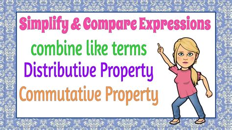 Simplify And Identify Equivalent Expressions 6eea4 💜💙 Youtube