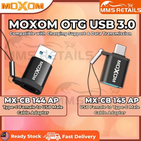 MOXOM OTG Convertoer USB To Type C OTG Adapter Converter Data Transmission USB3 0 Converter MX