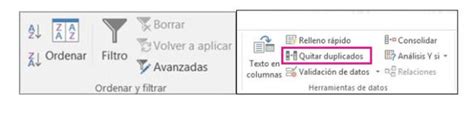 Cómo Quitar Duplicados En Excel Plantillasoffice Net