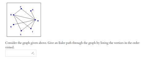 Solved Consider The Graph Given Above Give An Euler Path Chegg
