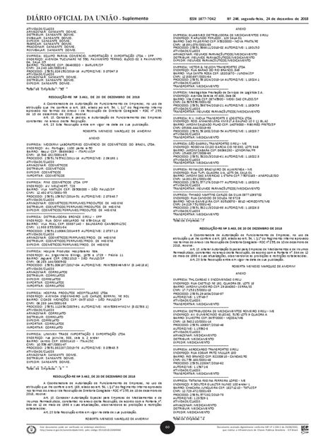 Ae Autorização Especial De Funcionamento Pdf Indústria