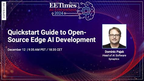 Dominic Pajak On Linkedin Edgeai Embeddedai Tinyml