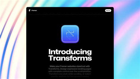 Framer Update Scroll Transforms Youtube