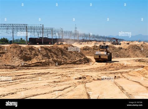 Compactage Du Sable Banque De Photographies Et Dimages à Haute
