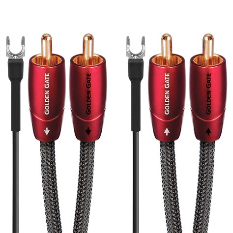 Audioquest 12m Wel Signature Turntable Rca Rca Cable Ground Wire