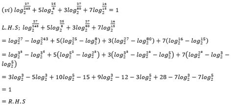 ঘতক Logarithm Lesson 3 Exercise 3 1 Class 9 Advanced Mathematics Solution Assamese
