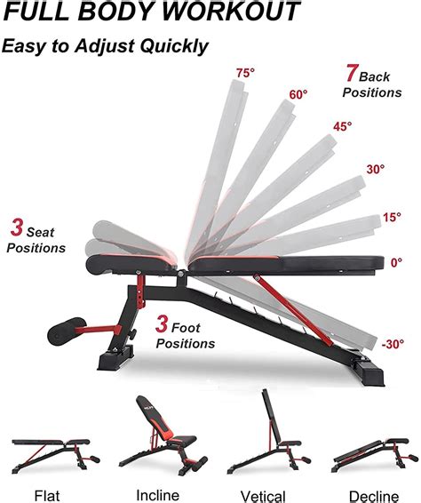 Xmark Adjustable Weight Bench Review December 2022 Artofit