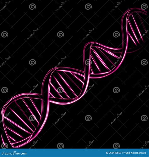Illustration Of Cells DNA With Neon Effect Stock Vector Illustration Of Background Cell
