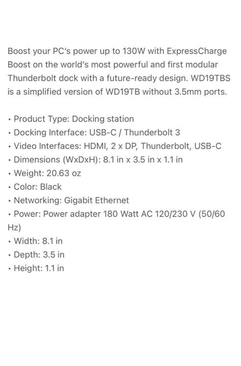 Dell Thunderbolt Dock Wd Tbs Computers Tech Parts Accessories Computer Parts On Carousell