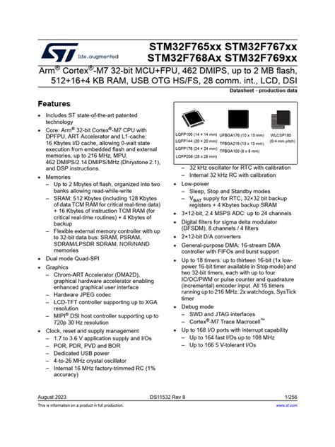 Stm32f767zi Pdf