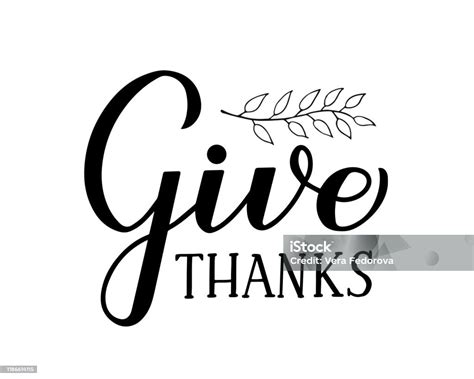 흰색에 고립 된 꽃 요소와 감사 현대 서예 브러시 레터링을 제공합니다 추수 감사절 인사말 카드 타이포그래피 포스터 배너 전단지