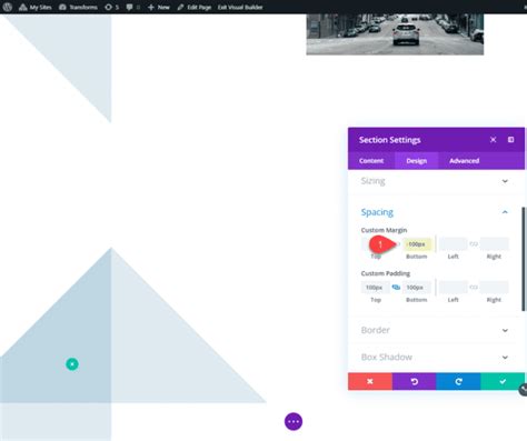 How To Use Transform Options To Design Unique Section Divider Backgrounds In Divi